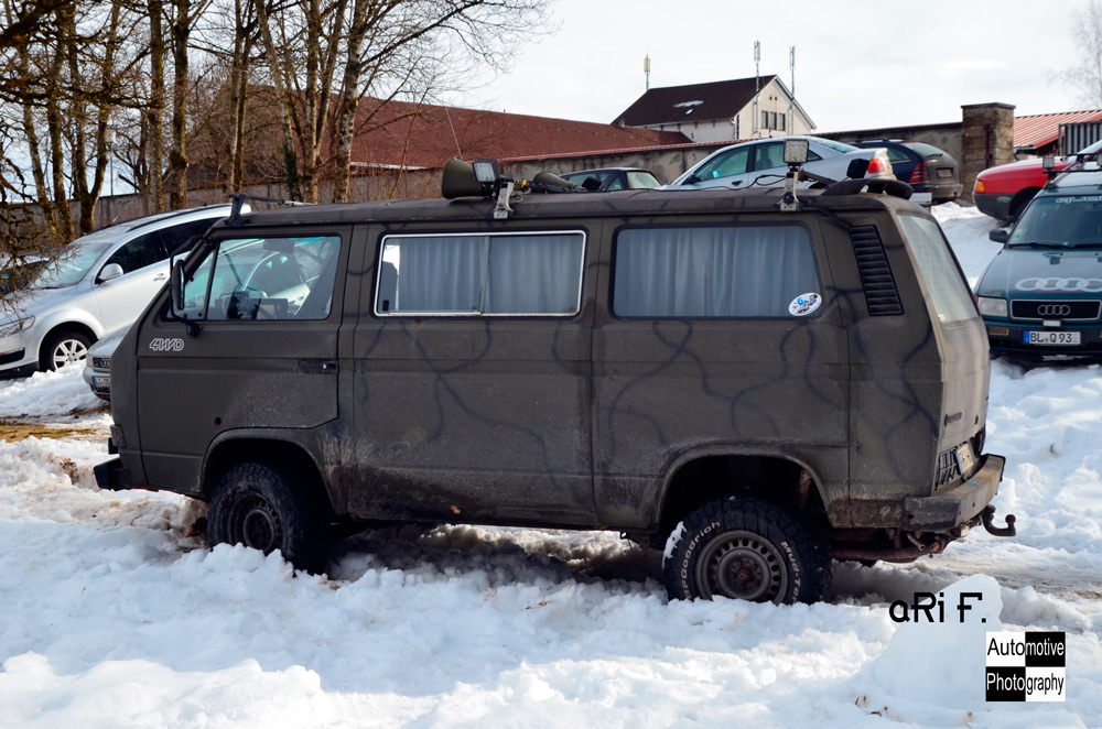 VW Bus T3 Syncro Bundeswehr-Version (1980–1984) | Oldtimerphotography ...